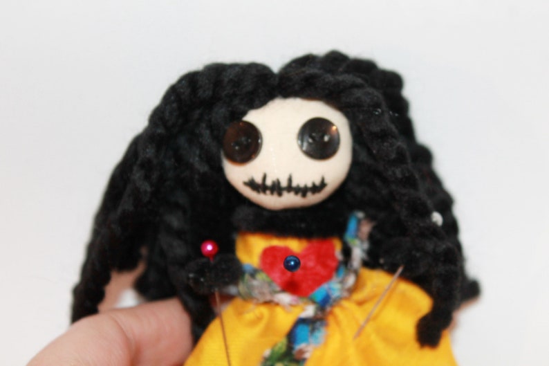 Button Eyes Doll Voodoo Doll Gothic Doll | Etsy