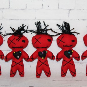 5 Voodoo Dolls Red Voodoo - Etsy