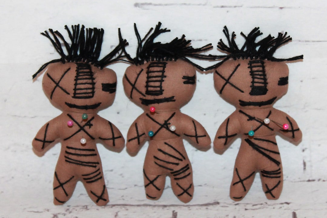 3 Voodoo Dolls for Gift 4,5 Inches Voodoo Doll - Etsy