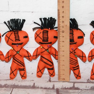 5 Voodoo Dolls With Pins Halloween Gift Gothic Gift Cute Voodoo Doll ...