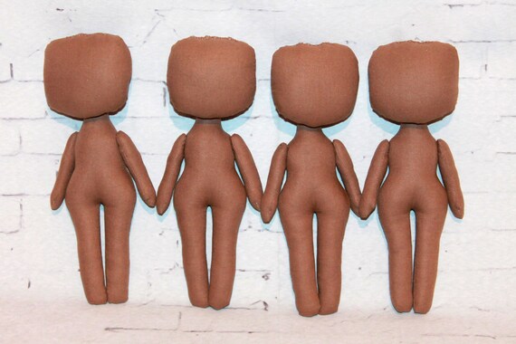 4 Blank Doll Body for Doll Making Craft Light Chocolate Doll Body Etsy Australia