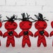 5 Voodoo Dolls Red Voodoo - Etsy