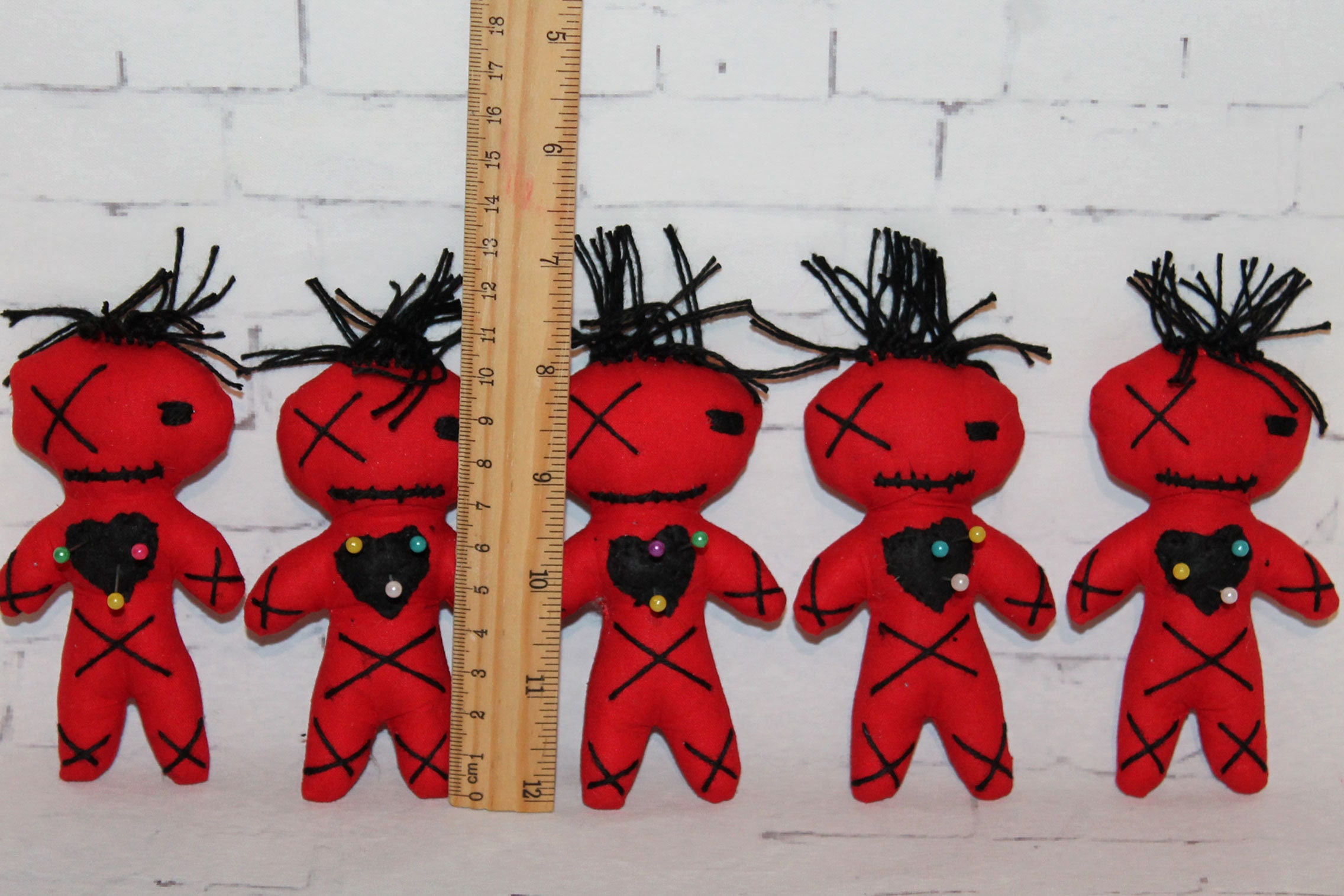 5 Voodoo Dolls Red Voodoo - Etsy