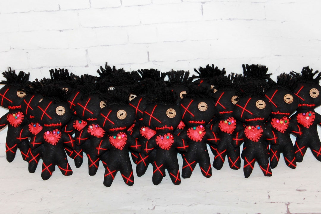 25 Voodoo Doll Set Black Gift - Etsy