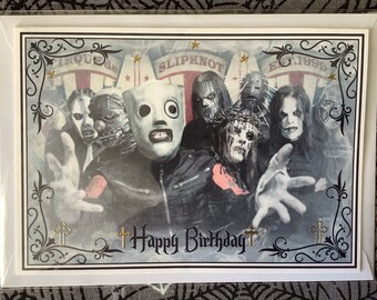 Slipknot Card - Etsy UK