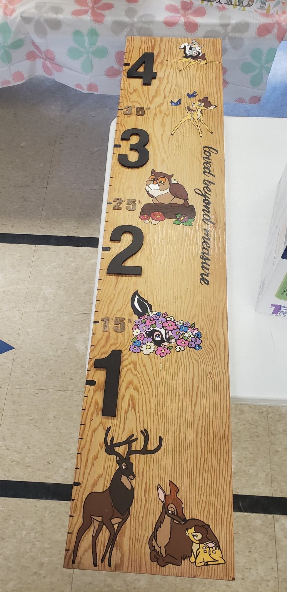 Custom Made Disney Growth Board - Etsy Canada