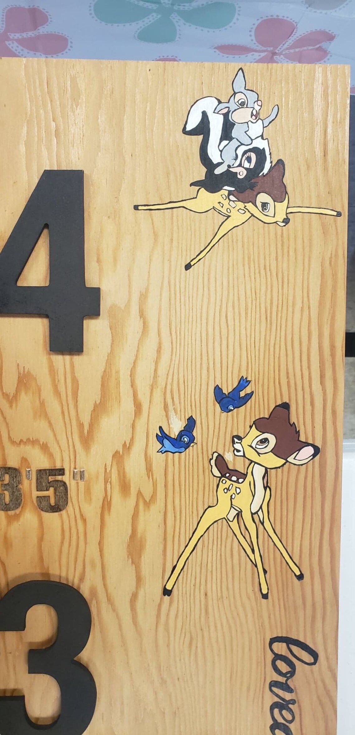 Custom Made Disney Growth Board - Etsy Canada