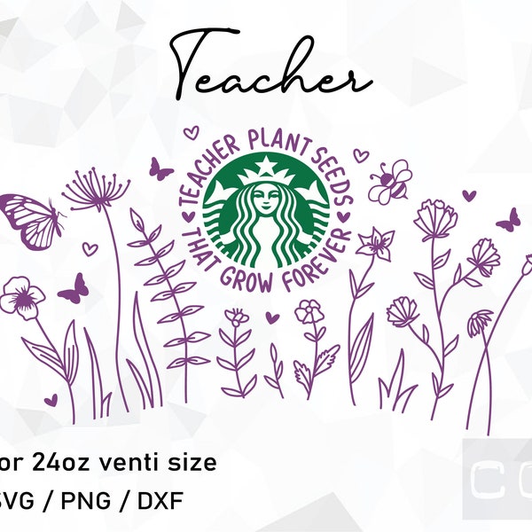 Teacher Coffee Svg - Etsy