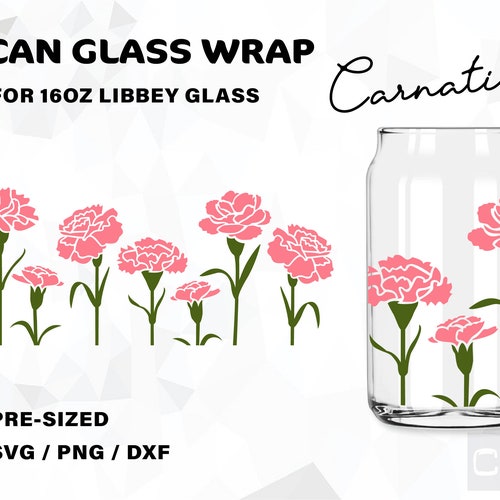 Butterflies Libbey 16oz Can Glass Svg Coffee Glass Can Beer - Etsy