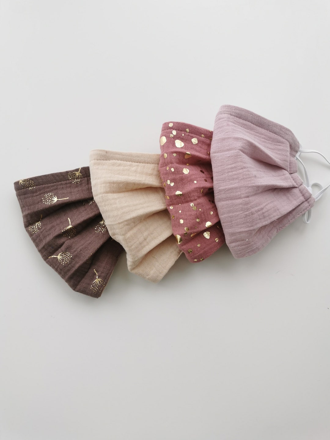 Single Layer Mask, Muslin One Layer Face Mask Breathable Summer Mask ...