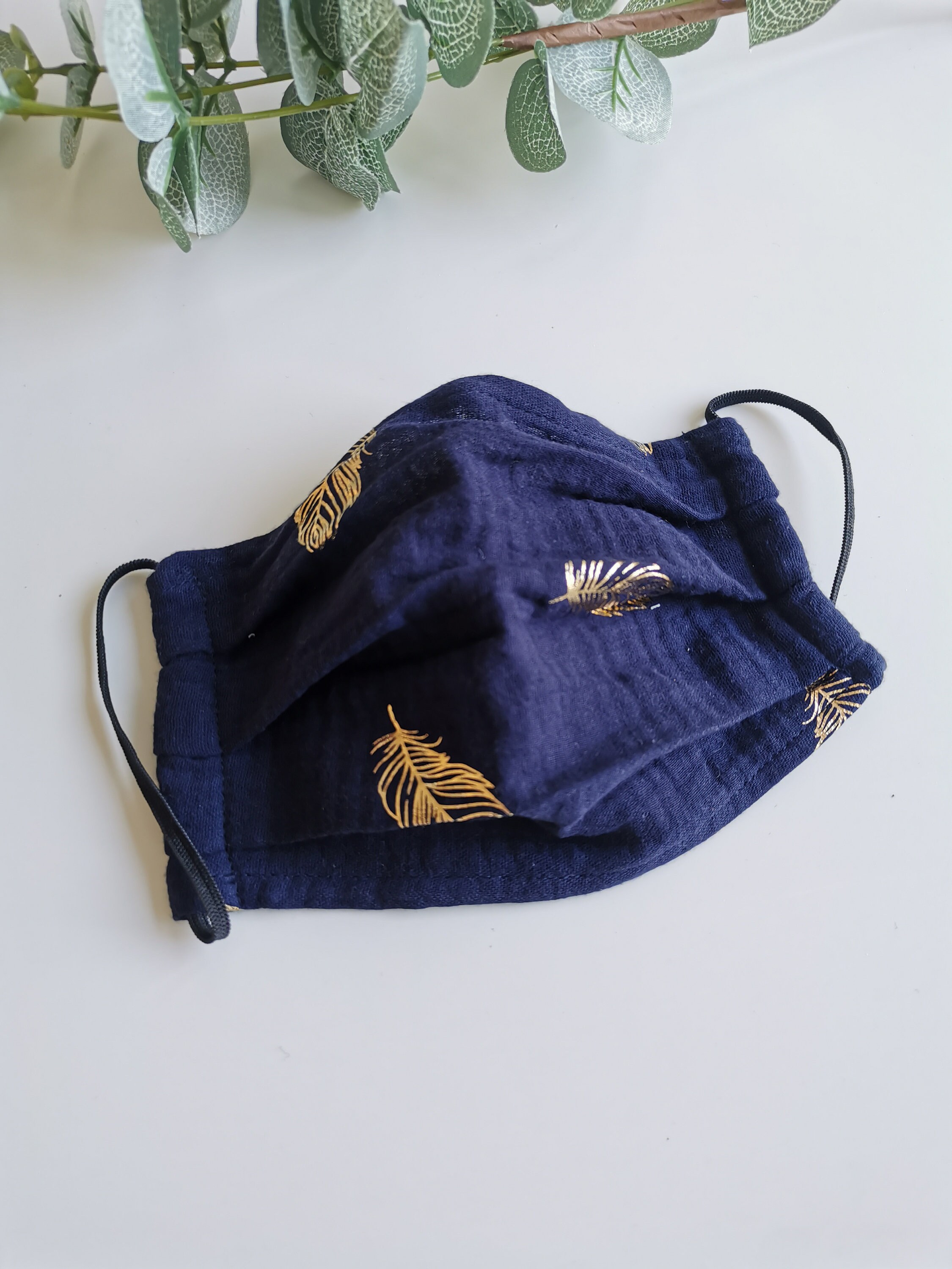 One Layer Face Mask Organic Cotton Face Mask Adult Nose Wire - Etsy