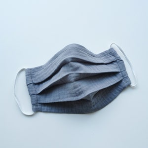 One Layer Muslin Face Masks, Single Layer Gray, Floral, GOLD Face Masks ...
