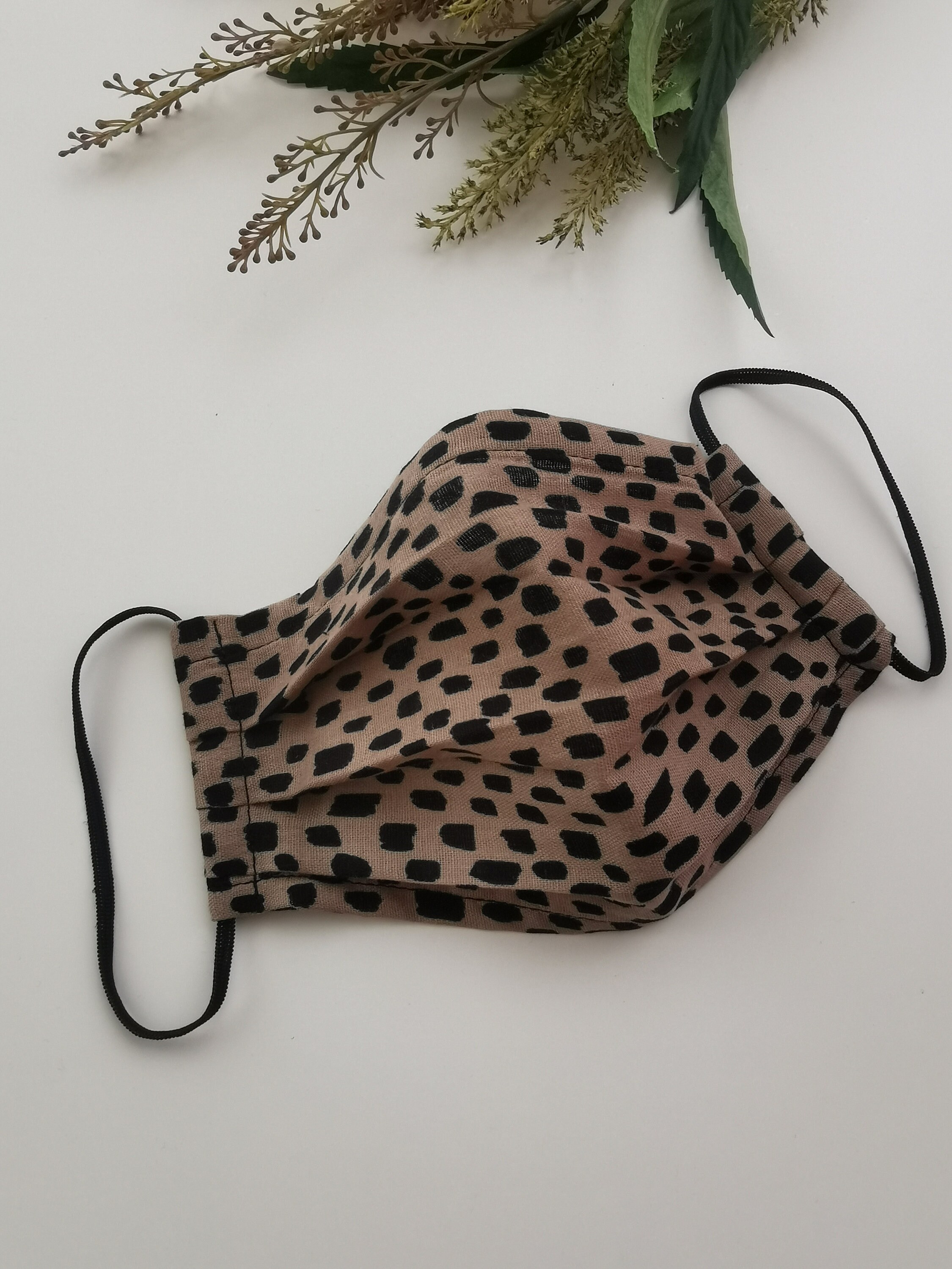 One Layer Face Mask Organic Cotton Face Mask Adult Nose Wire - Etsy