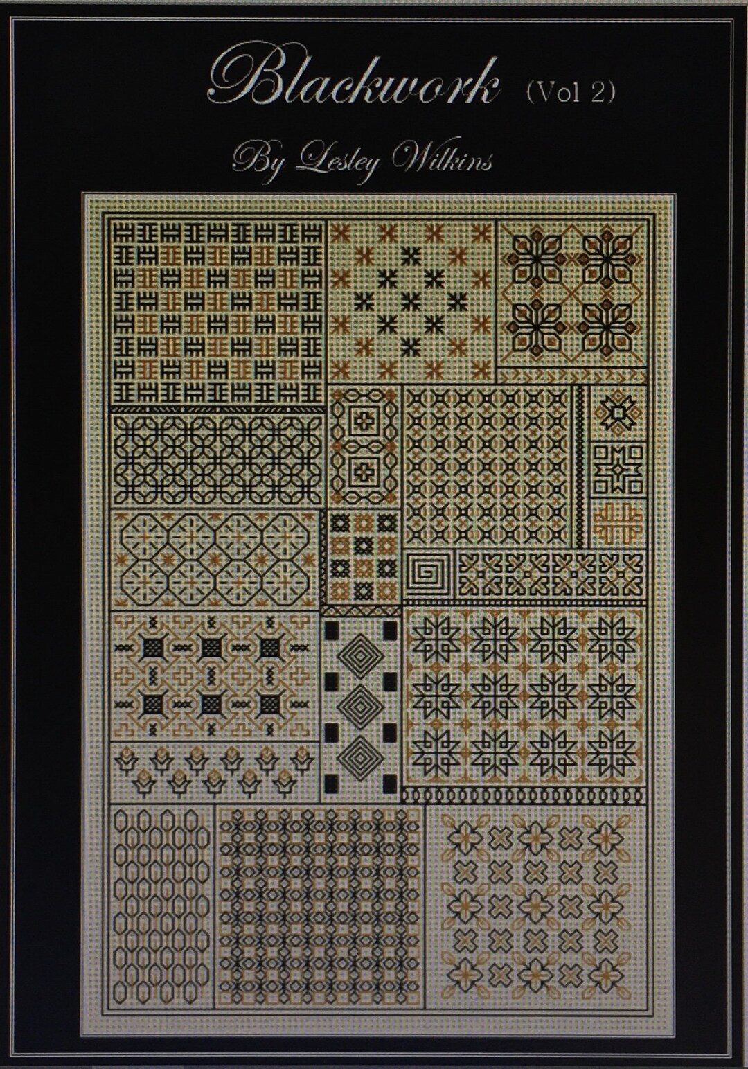 Blackwork Provides Full Colour Charts & Instructions to Sew,information ...