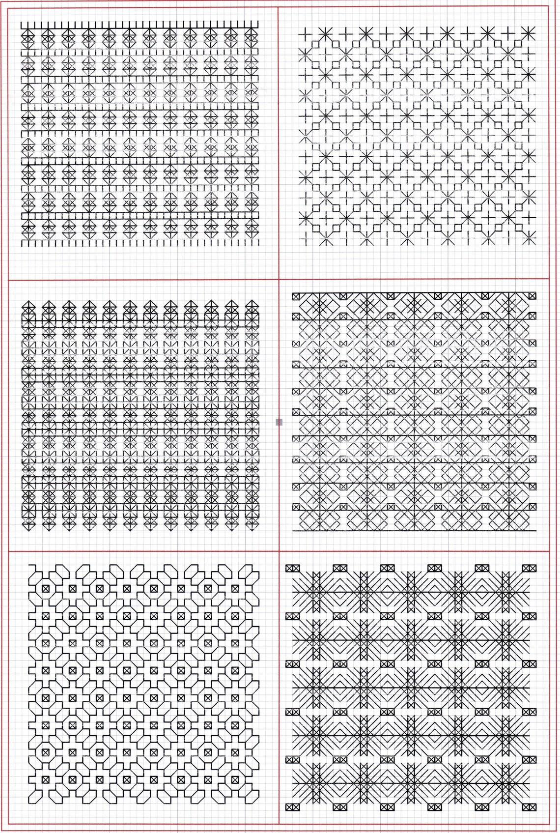 A Large Collection of Blackwork Filling Patterns Invalueable | Etsy