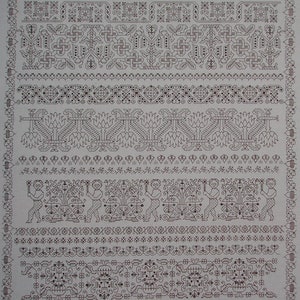 A Large Collection of Blackwork Patterns Put Together to Form | Etsy UK