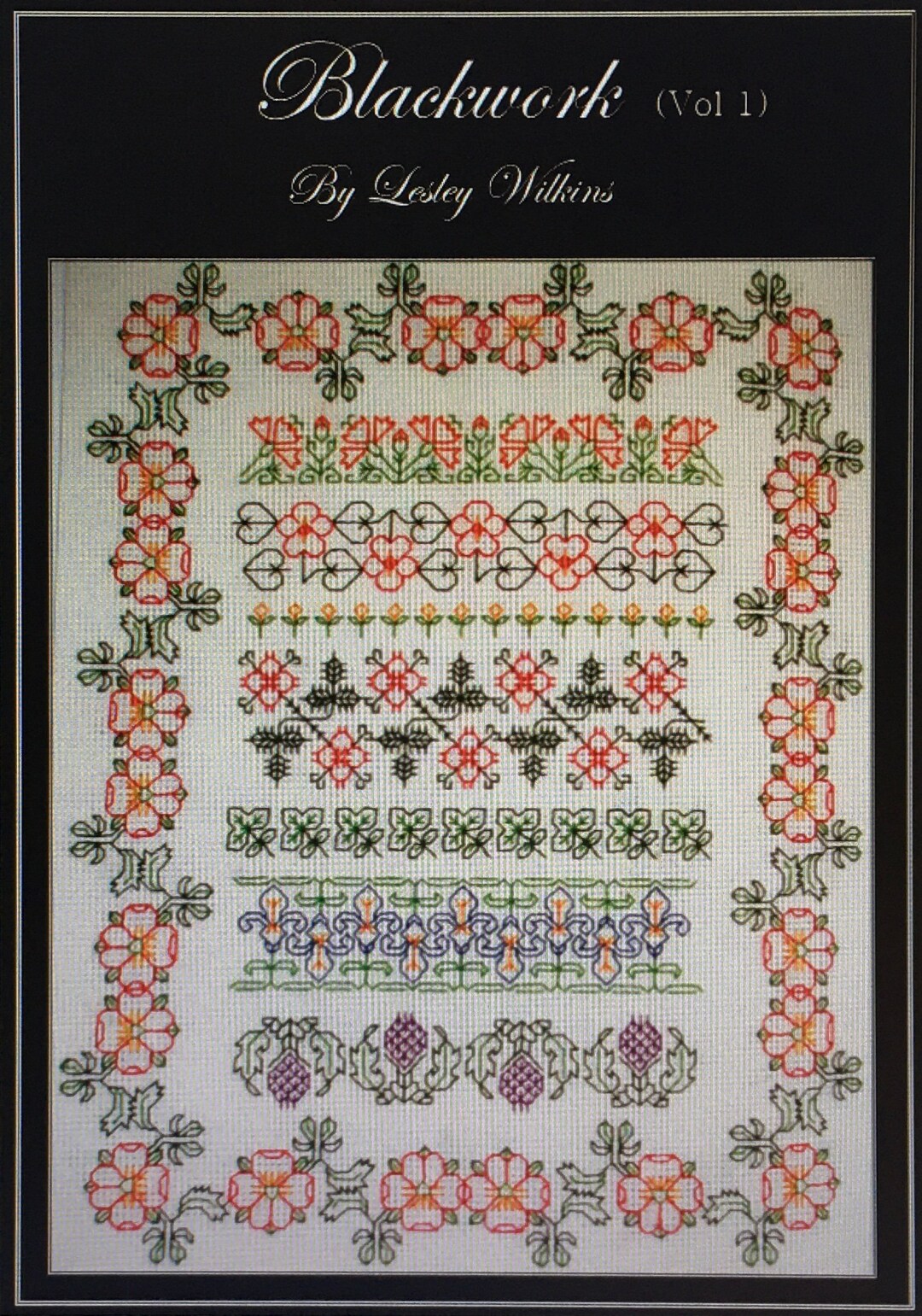 Blackwork Provides Full Colour Charts & Instructions to Sew,information ...