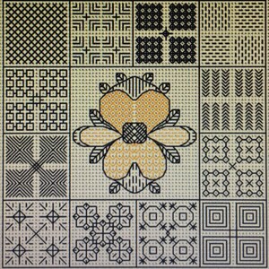Blackwork Provides Full Colour Charts & Instructions to Sew,information ...