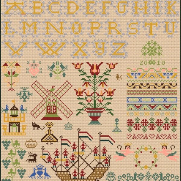 Dutch Sampler - Etsy