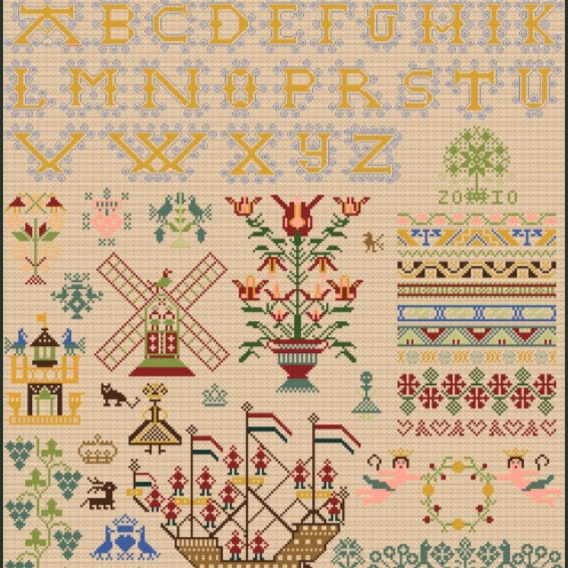 Dutch Sampler - Etsy
