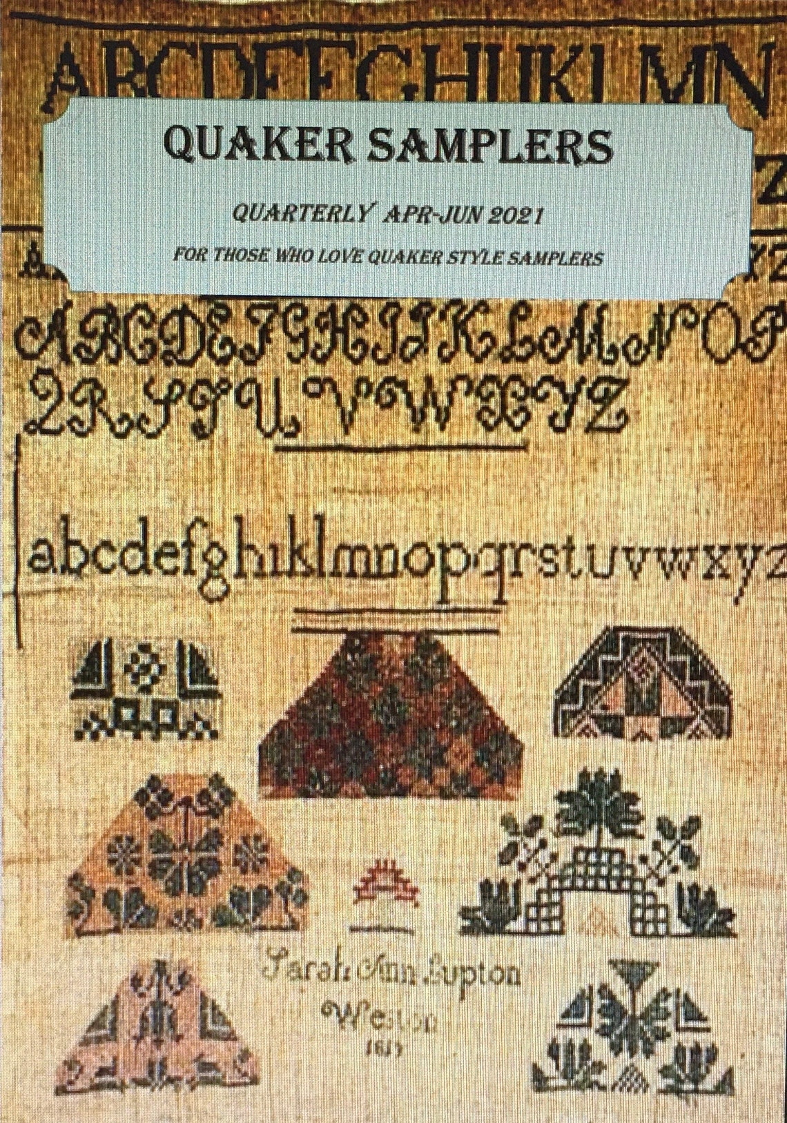Quaker Sampler Magazine - Etsy