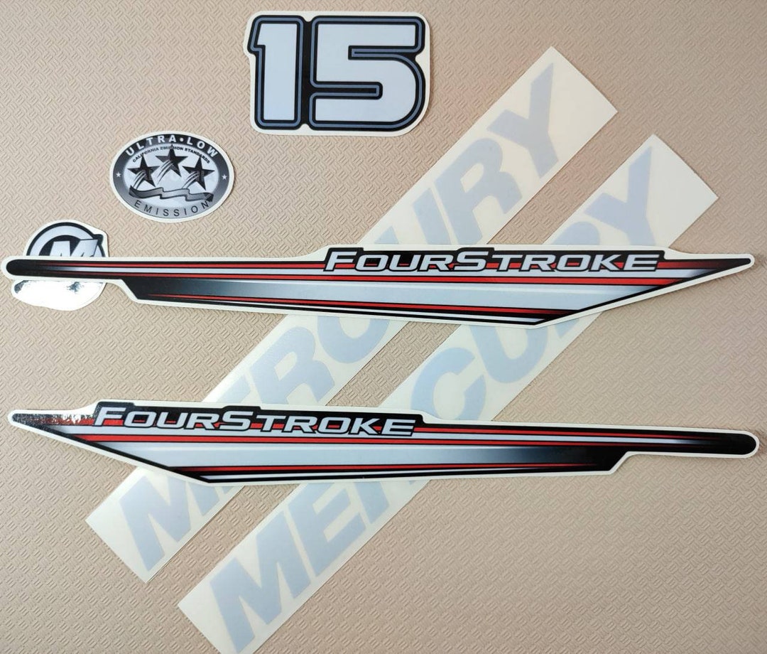 Vinyl Graphic Decals Set of Handmade for Mercury 15 Four - Etsy