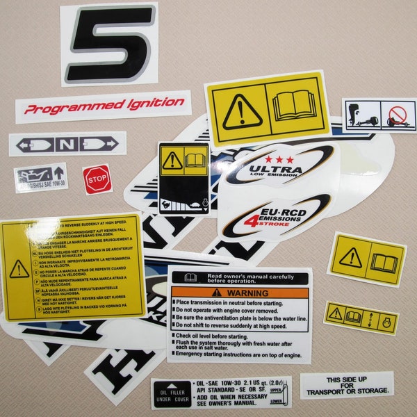 Honda Outboard Decals - Etsy