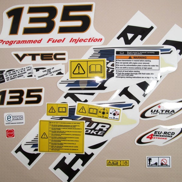 Honda Outboard Decals - Etsy