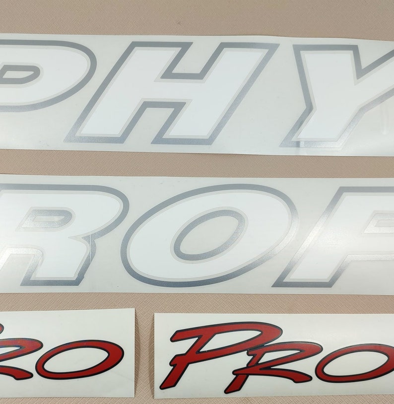 Vinyl Stickers Trophy / Trophy Pro Boats Decal Set 2pcs Reproduction ...