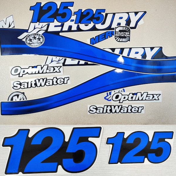 Mercury 125 Decals - Etsy