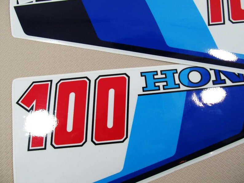 Vinyl Graphic Decals Set Handmade for Honda 100 Outboard Engine.vinyl ...