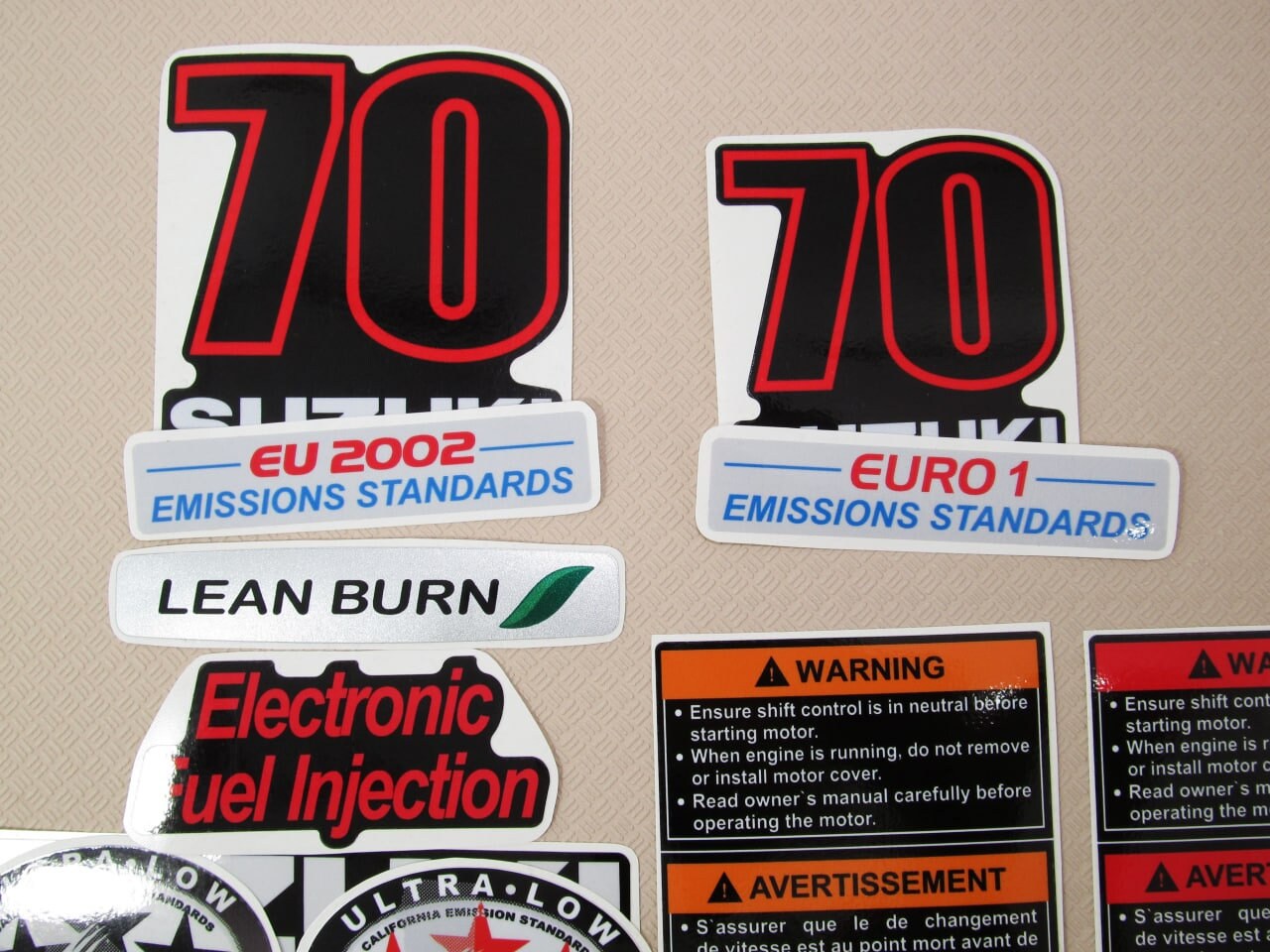 Vinyl Graphic Decals Set of Handmade for Suzuki DF 70 Four - Etsy