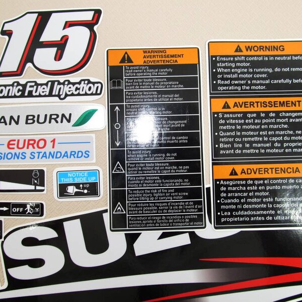 Suzuki Outboard Decal - Etsy