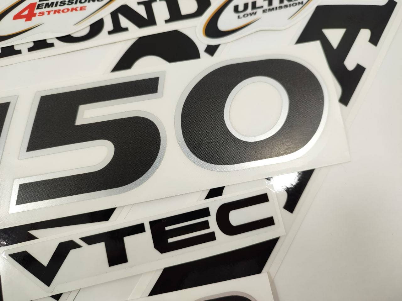 Vinyl Graphic Decals Set of Handmade for Honda BF 150 Four Stroke ...