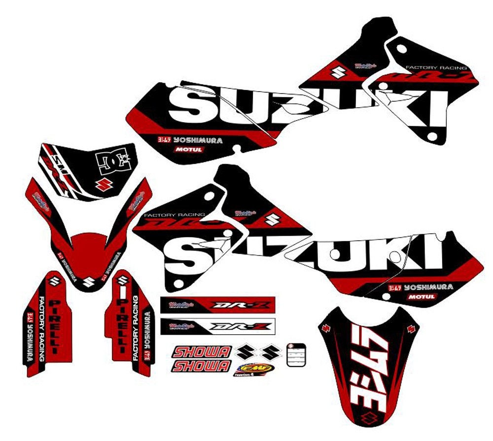 Graphic Kit for Suzuki DRZ 400 SM Drz400sm DR-Z Sticker Set for 2007 ...