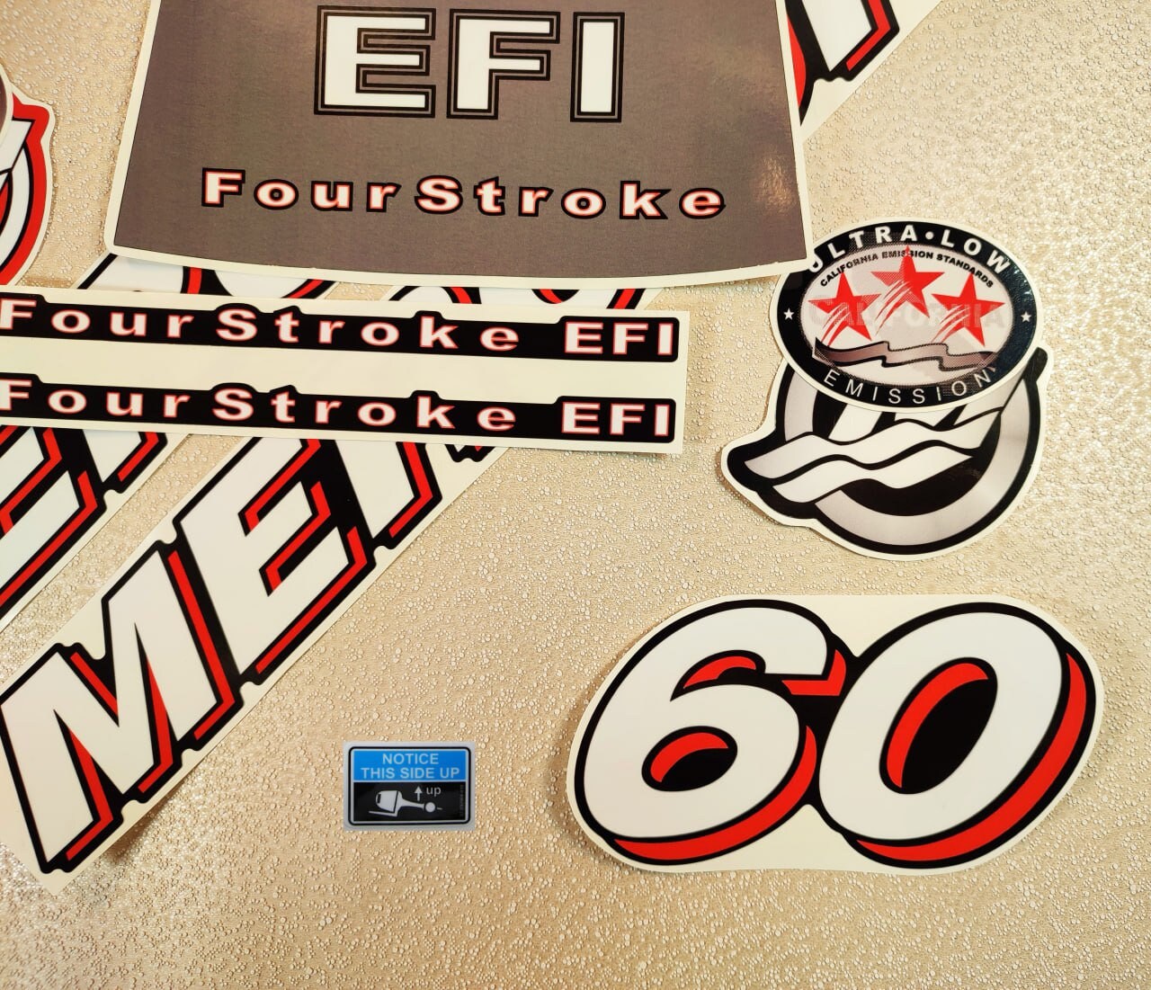 Decal Set for MERCURY 60 EFI Bigfoot 2006-2011 Outboard. Vinyl - Etsy