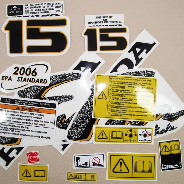 Honda Outboard Decals - Etsy