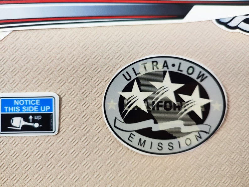 Vinyl Graphic Decals Set of Handmade for Mercury 15 Four Stroke ...