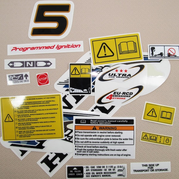 Honda Outboard Decals - Etsy