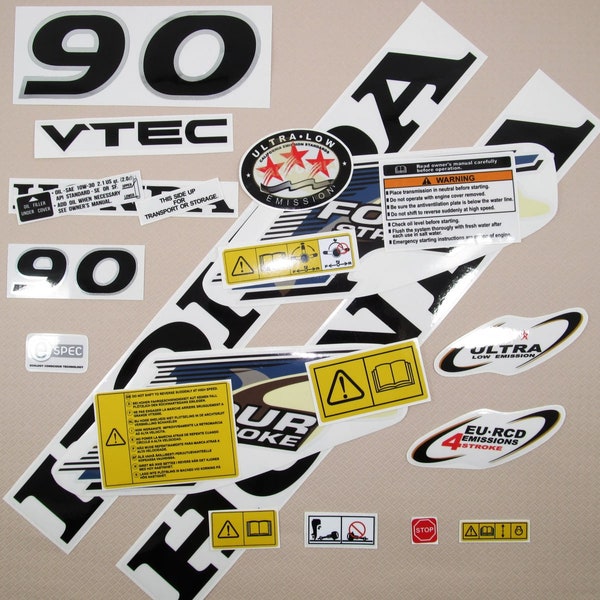 Honda Outboard Decals - Etsy