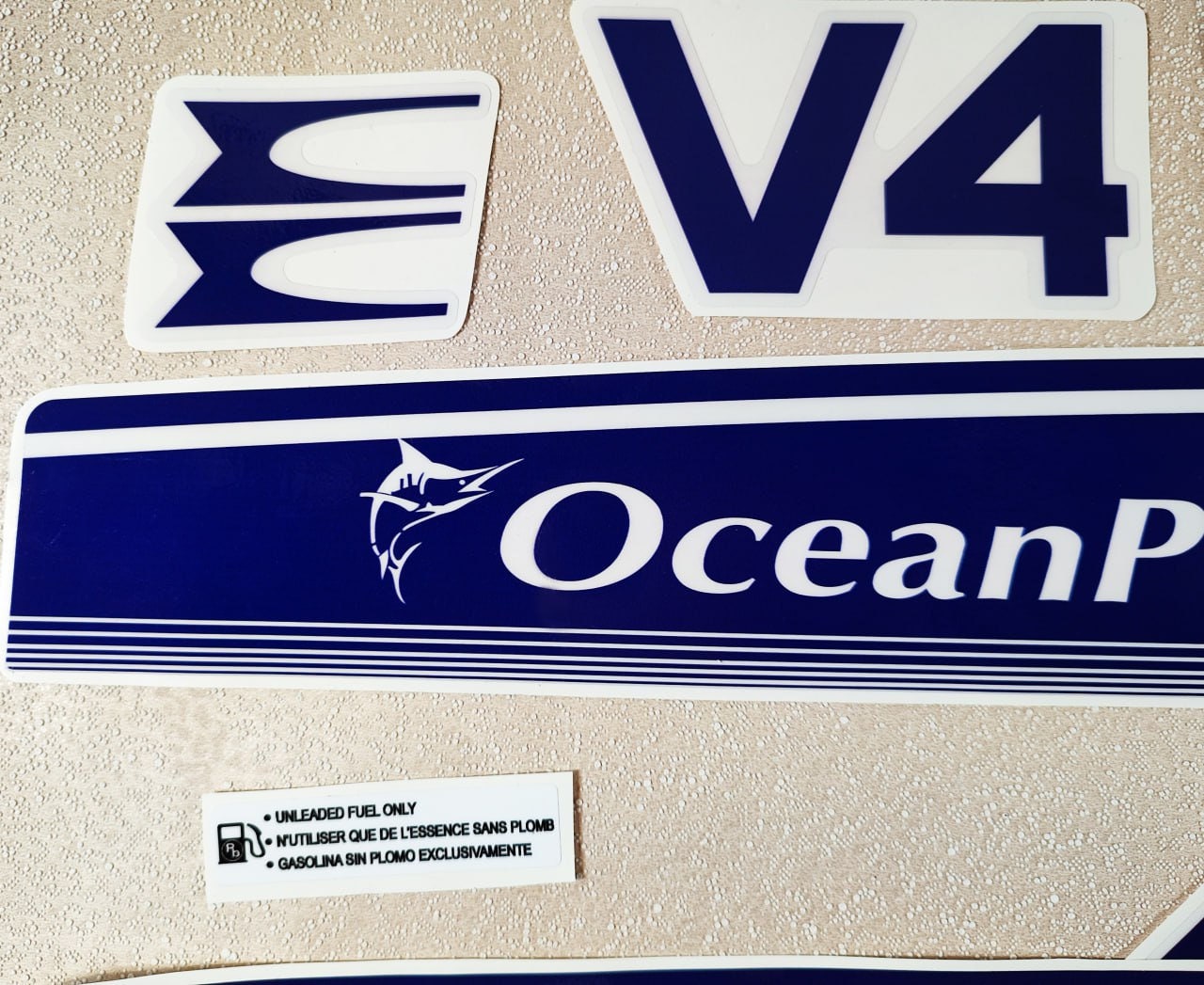 Vinyl Graphic Decals Set for Evinrude 115 Two Stroke Outboard Engine ...