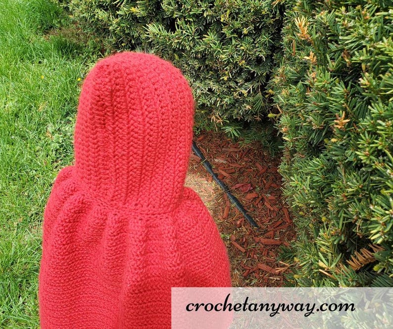 Rosa Pixie Cape: Crochet Pattern for a Red Riding Hood Cape/cloak Instant Download Pattern Only ...