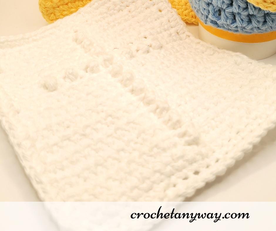 Double-sided Cross Dishcloth Instant Download Pattern Only - Etsy