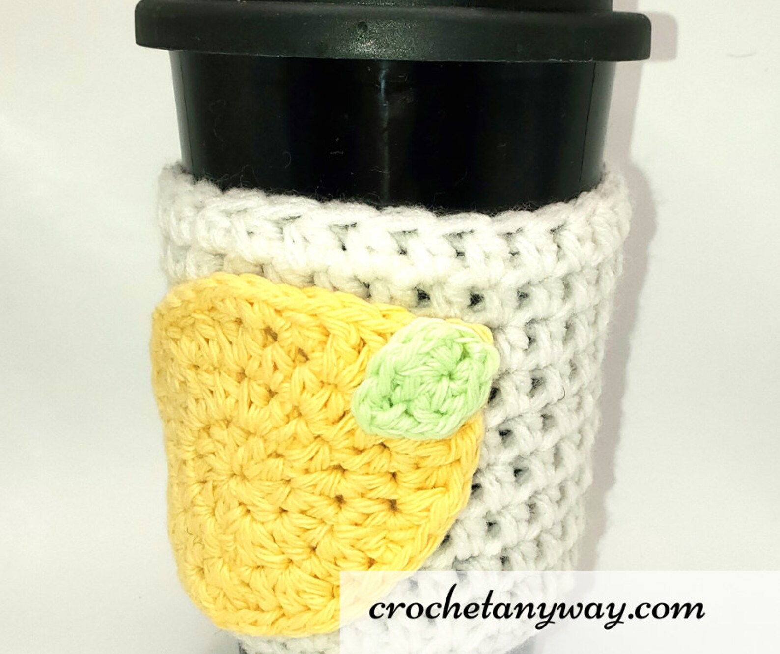 Lemon Coffee Cup Cozy Crochet Pattern - Etsy