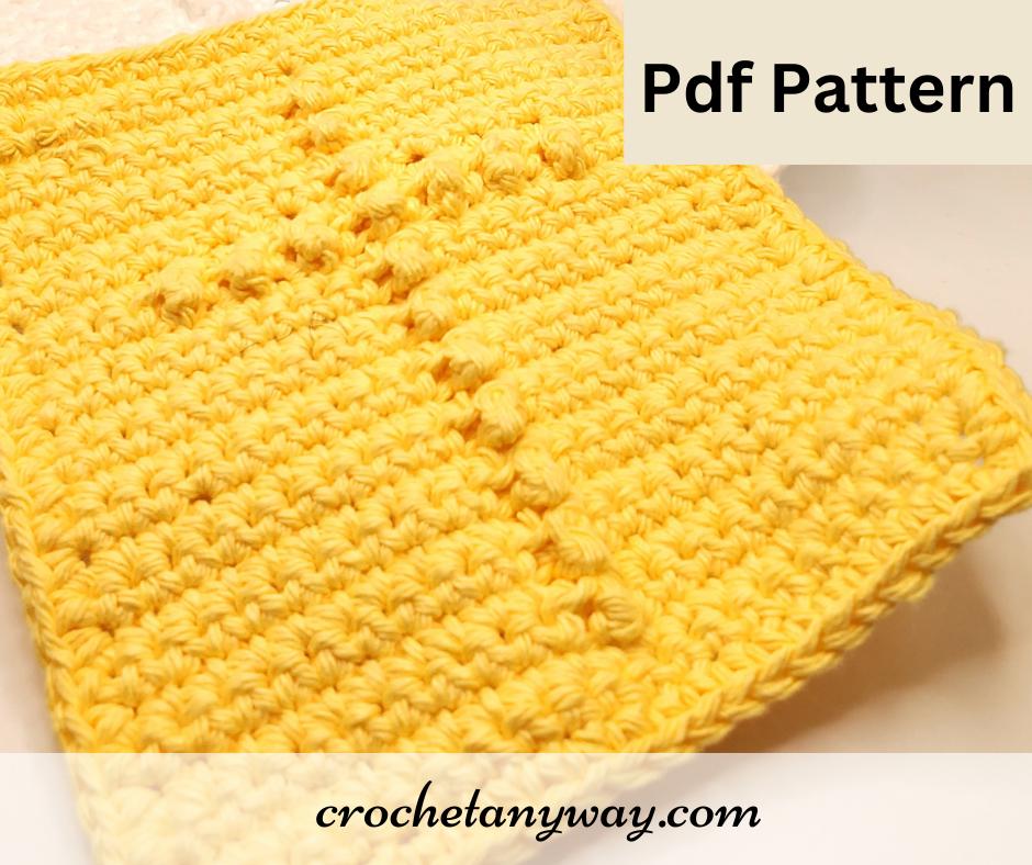 Double-sided Cross Dishcloth Instant Download Pattern Only - Etsy