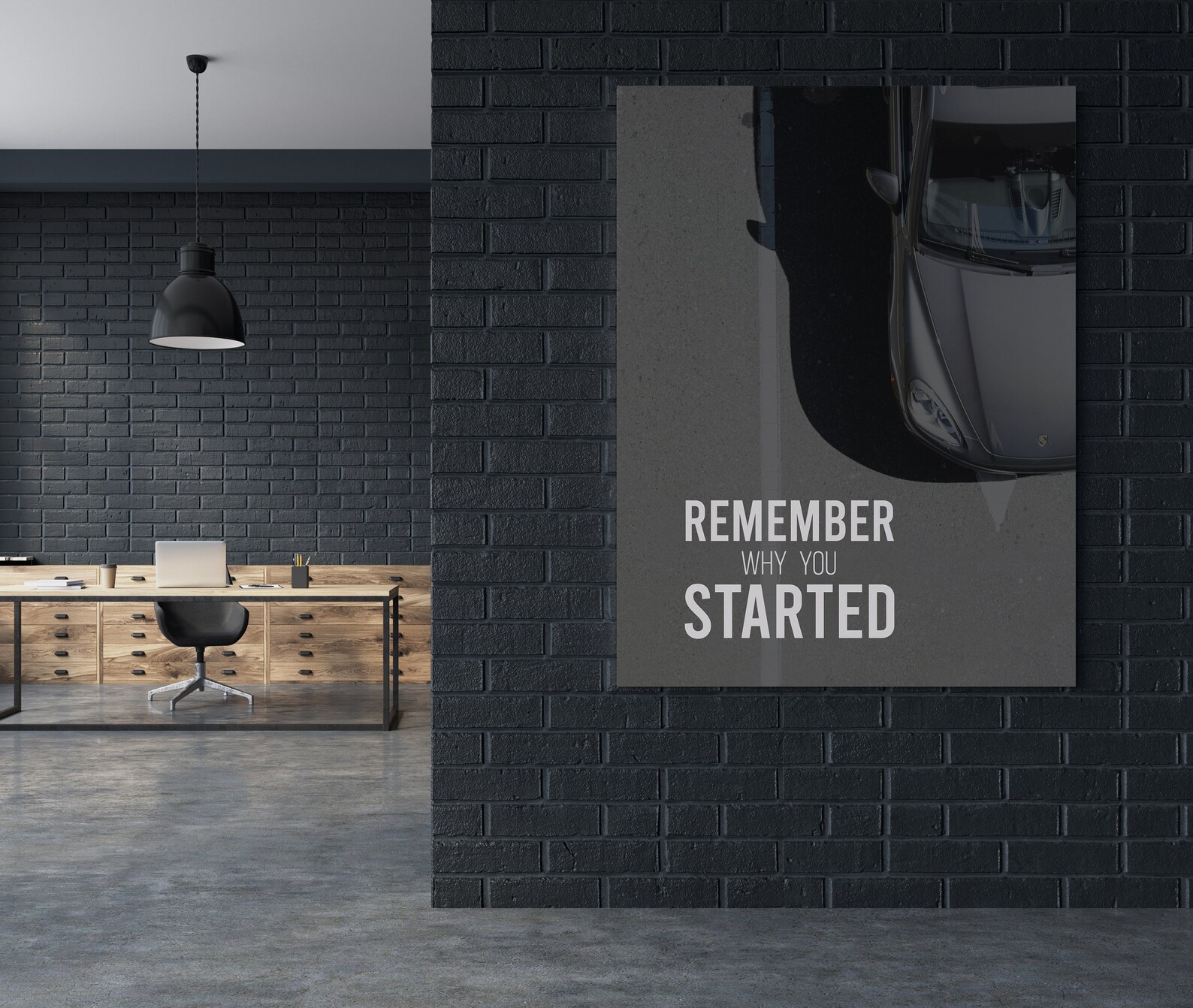 Remember Why You Started Motivational Quote Canvas Wall Art Print ...