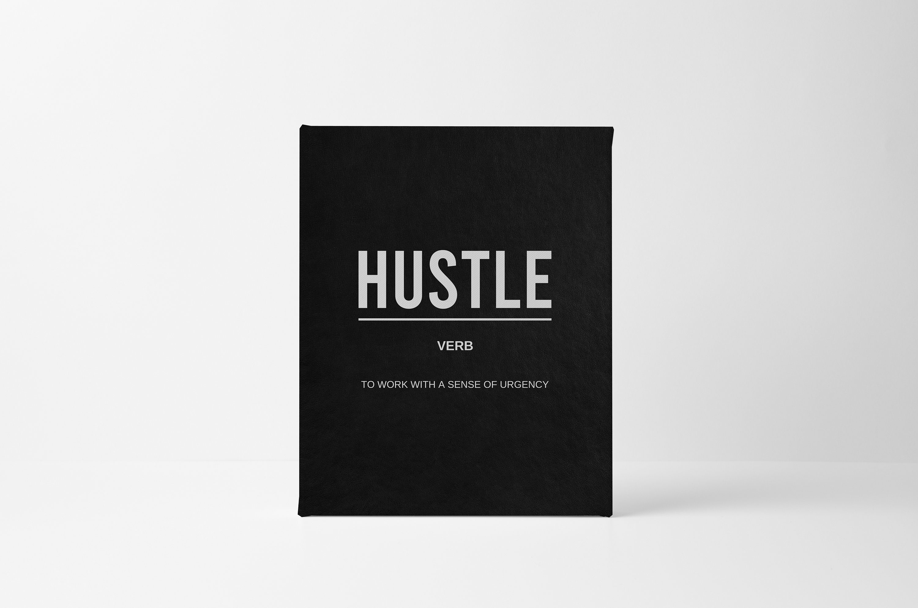 Hustle Sign Motivational Canvas Art, Definition Print, Definition Art ...