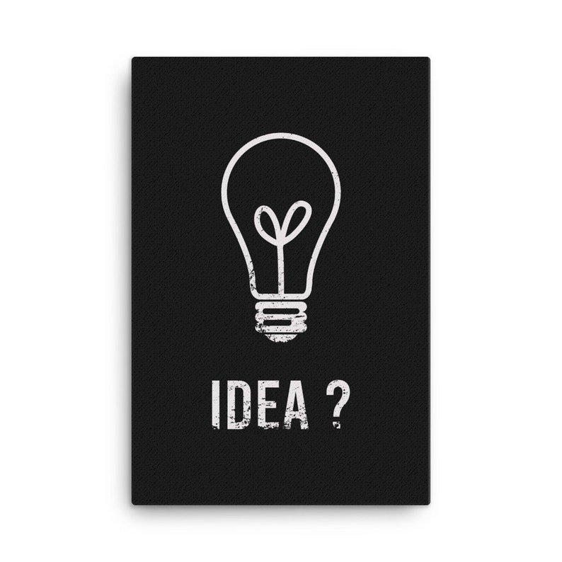 Funny Motivational Canvas Wall Art Print Home Decor Creative Office ...