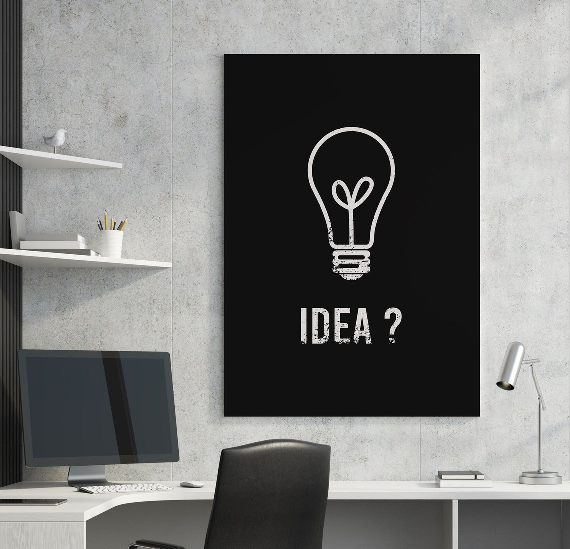 Funny Motivational Canvas Wall Art Print Home Decor Creative | Etsy