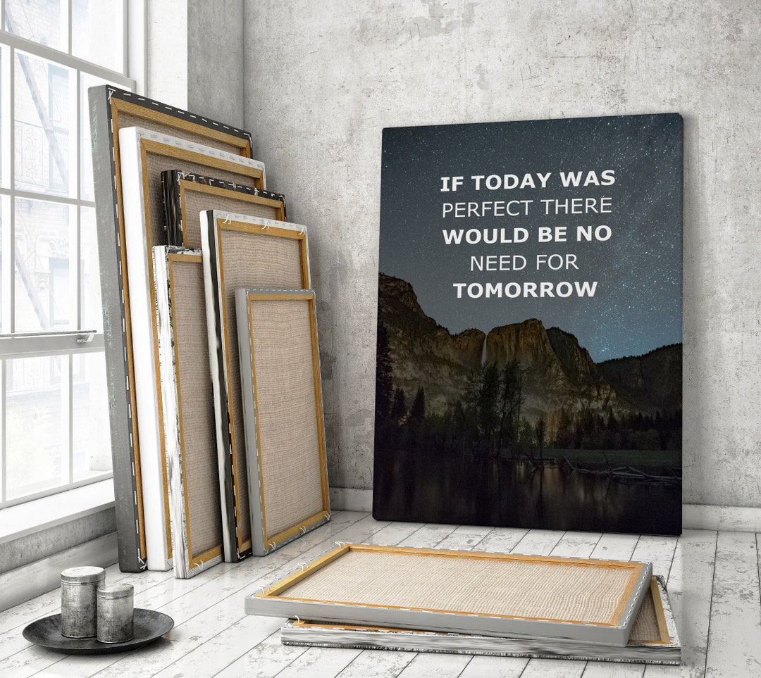 Motivational Canvas Art / Inspirational Poem Canvas Wall Art Canvas ...